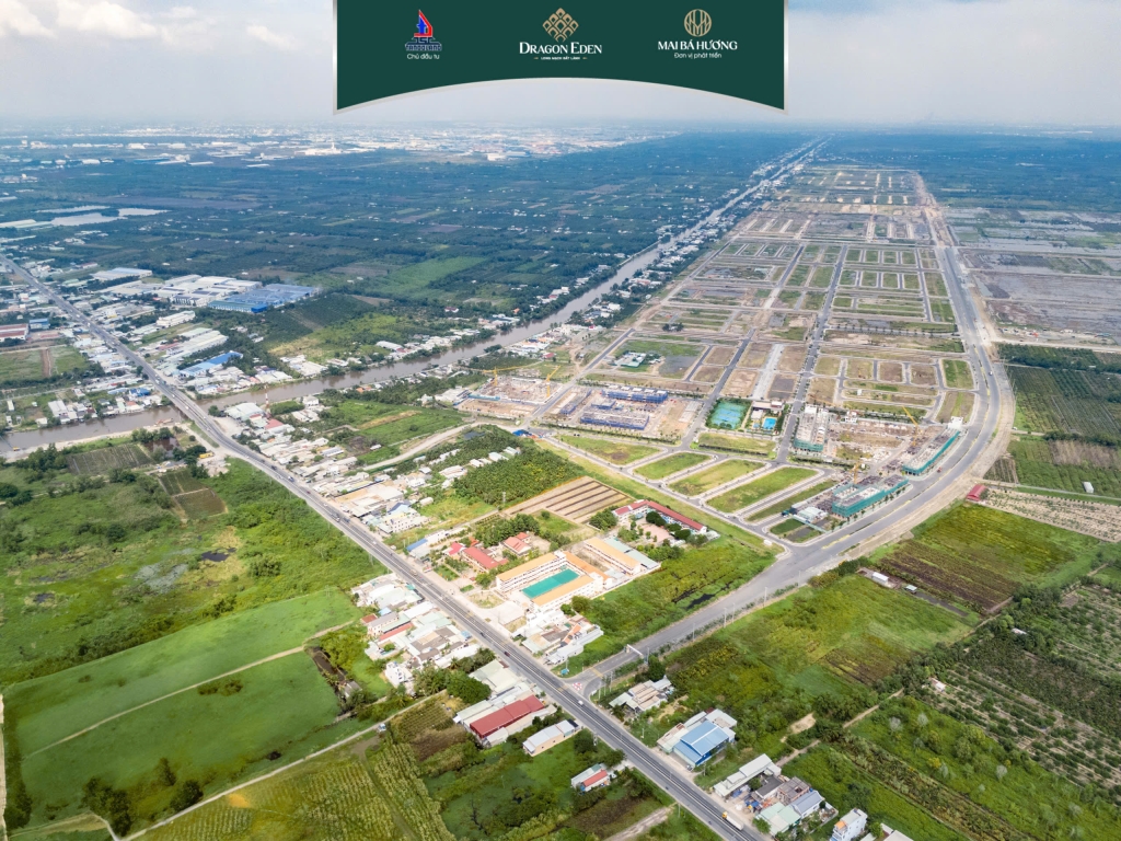 Đất nền sổ sẵn bến lức mặt tiền